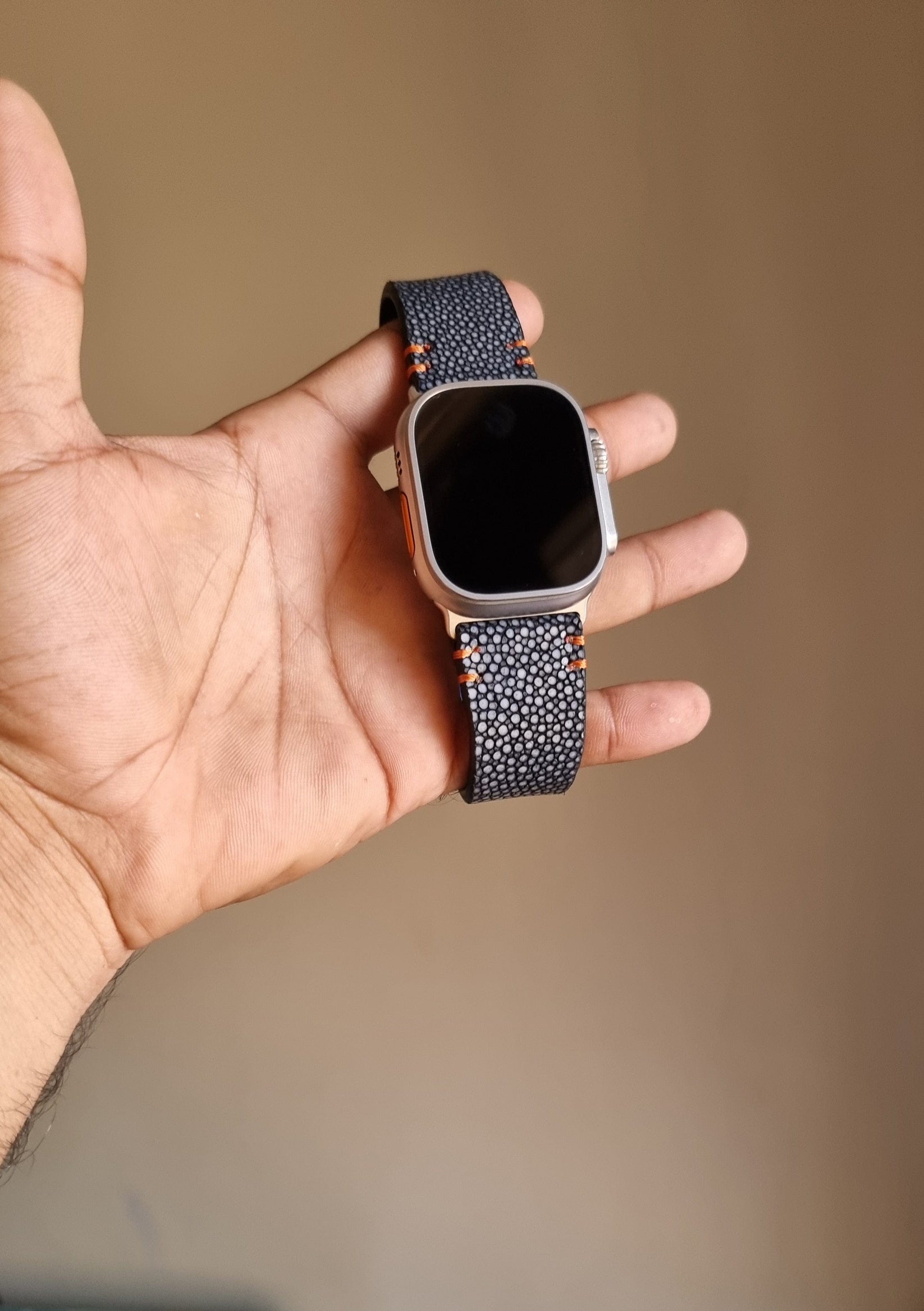 Apple watch ultra strap 2 bands - Hermes orange / Apple watch ultra ...