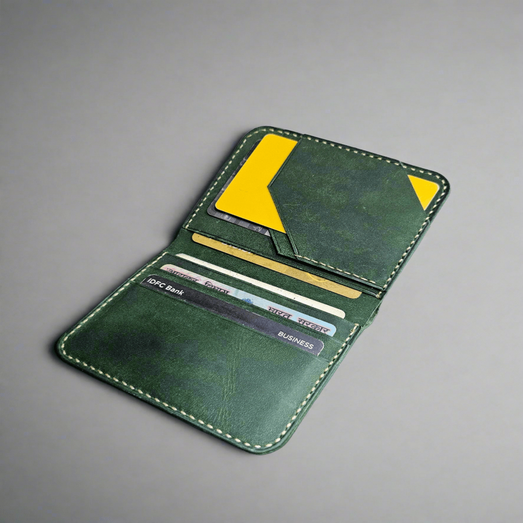 Handmade leather wallets and card holders | Indian leather craft ...
