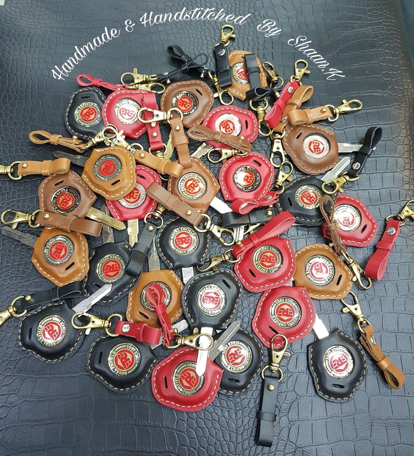 Royal enfield key cover|Royal enfield keychain - Indianleathercraft