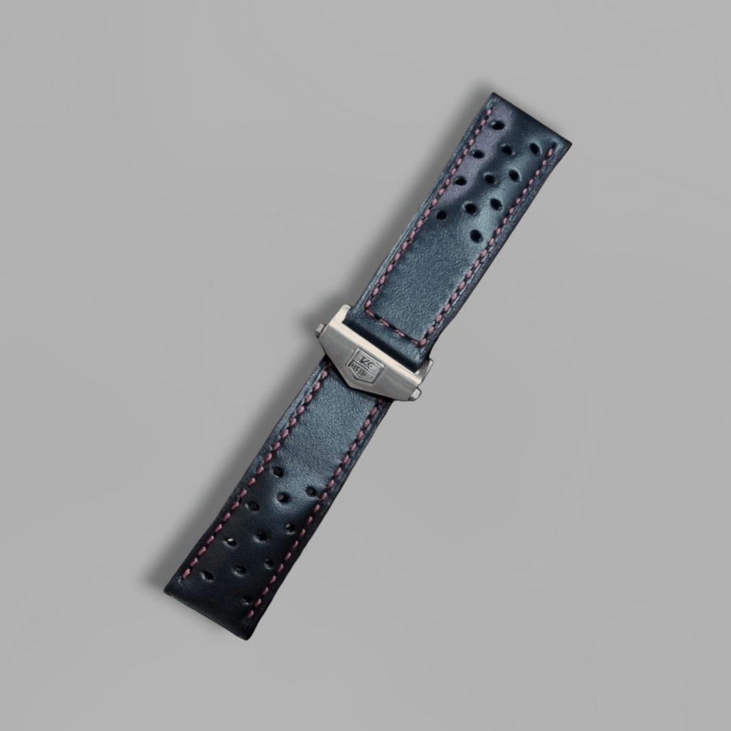 Tag Heuer leather strap Indianleathercraft