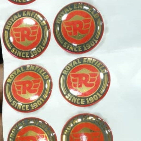 Royal enfield logo stickers - Indianleathercraft