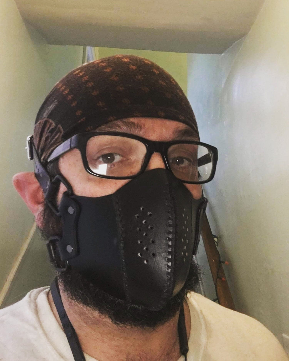 Handmade leather face mask | indianleathercraft - Indianleathercraft