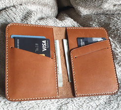 Full grain leather card holder Indianleathercraft